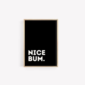 Black and Beige Funny Bathroom Wall Art | 6 PRINTABLES | Modern ...
