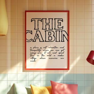 The Cabin Definition Print: Rustic Home Decor (digital Download) - Etsy