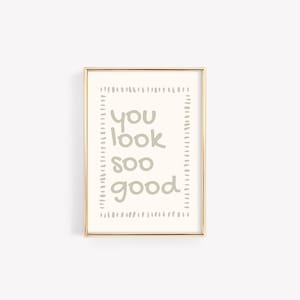 Funny Beige Bathroom Prints: Modern Neutral Wall Art (set of 6 ...