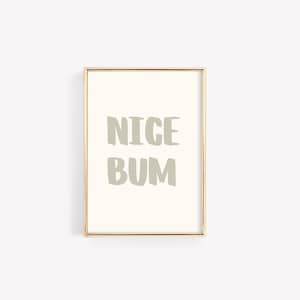 Funny Beige Bathroom Prints: Modern Neutral Wall Art (set of 6 ...