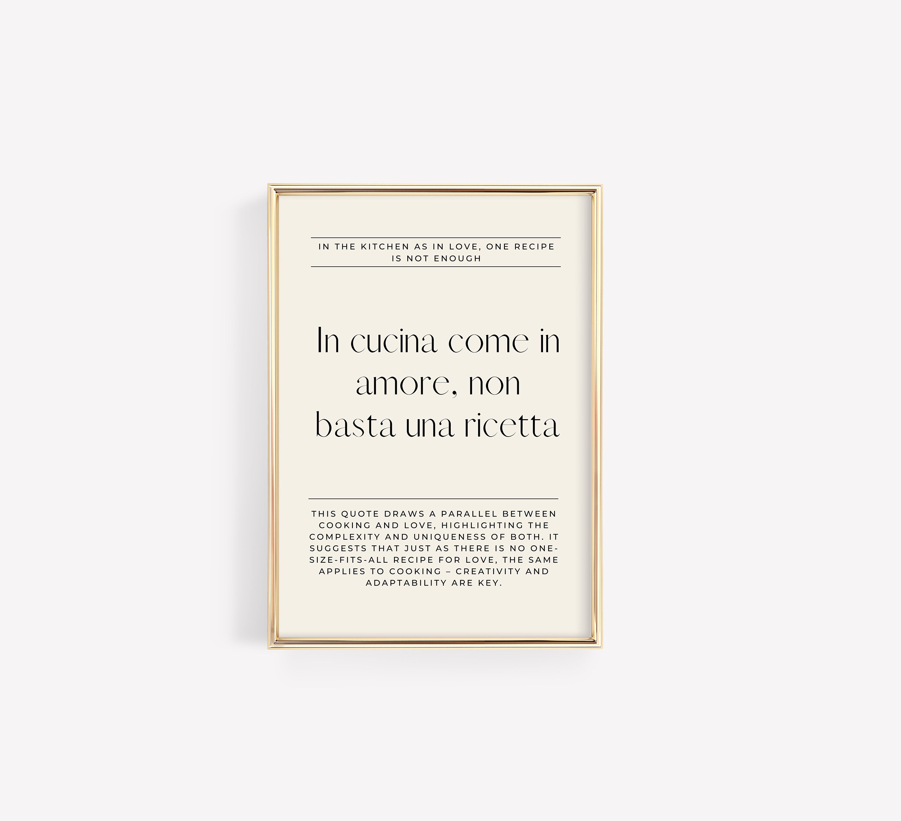 Italian Quote Wall Art - Set of 6 Printables - Instant Download ...