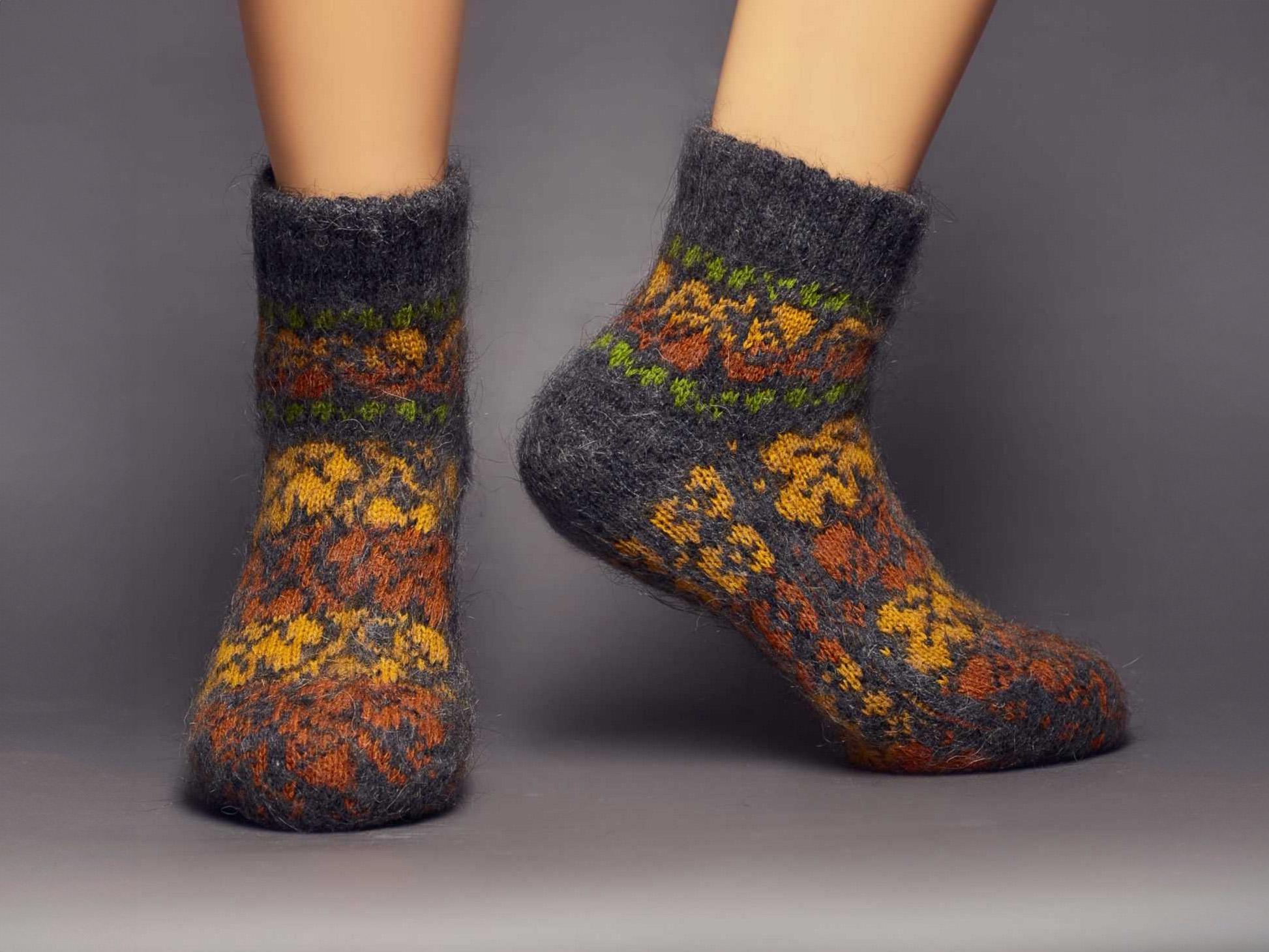 Low-cut Wool Fuzzy Socks, Hygge Thick Winterwear Socks, Soft Wool Ankle ...