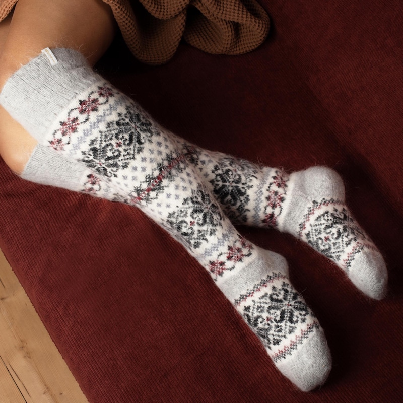 Wool Over Knee Stockings - Etsy