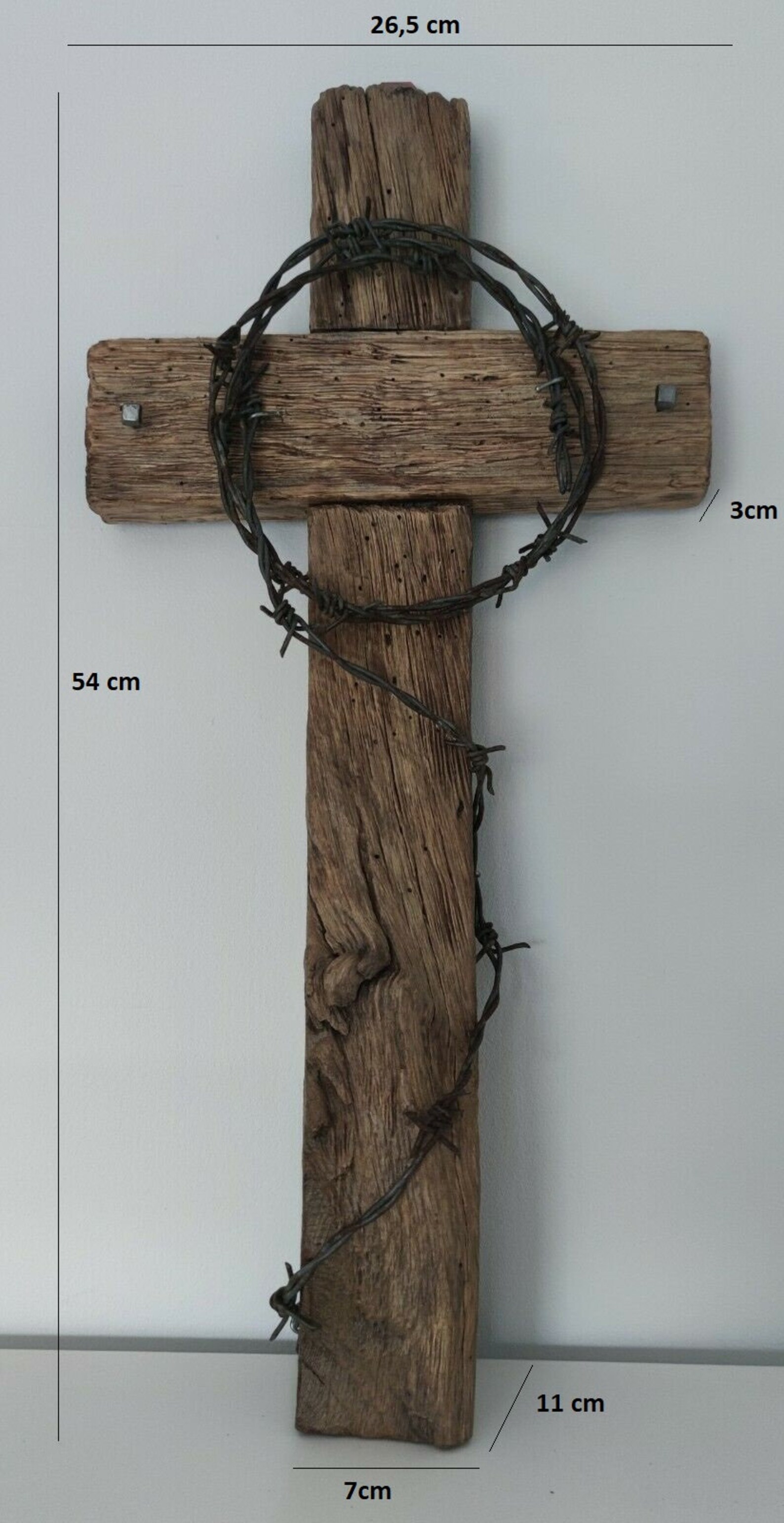 Large Wooden Carved Cross Ornament Decorations Gift Art Handmade Wall ...