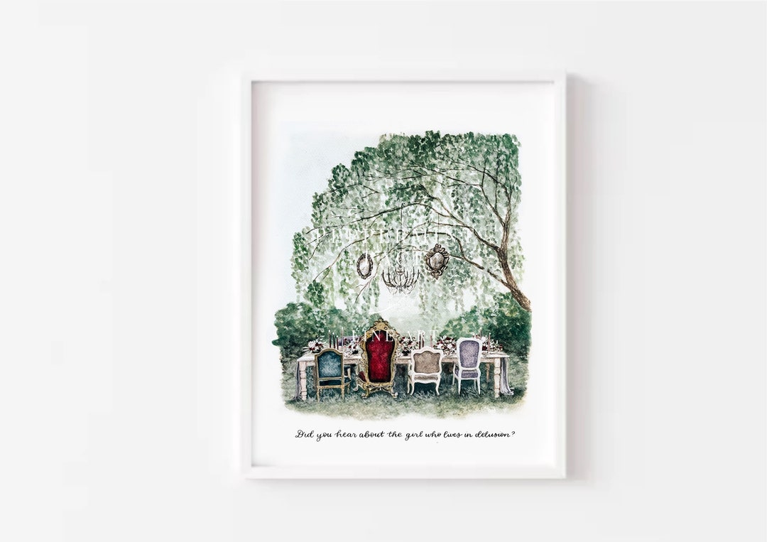 The Girl Who Lives in Delusion, Right Where You Left Me Hand Painted ...