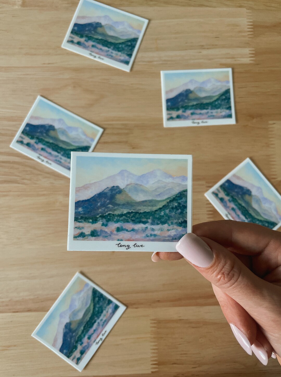 Long Live Hand Painted With Acrylic Weatherproof Vinyl Sticker, Long ...