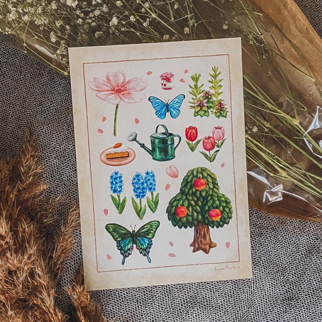 A5 // Spring of New Horizons // Illustration, Drawing, Art Print ...