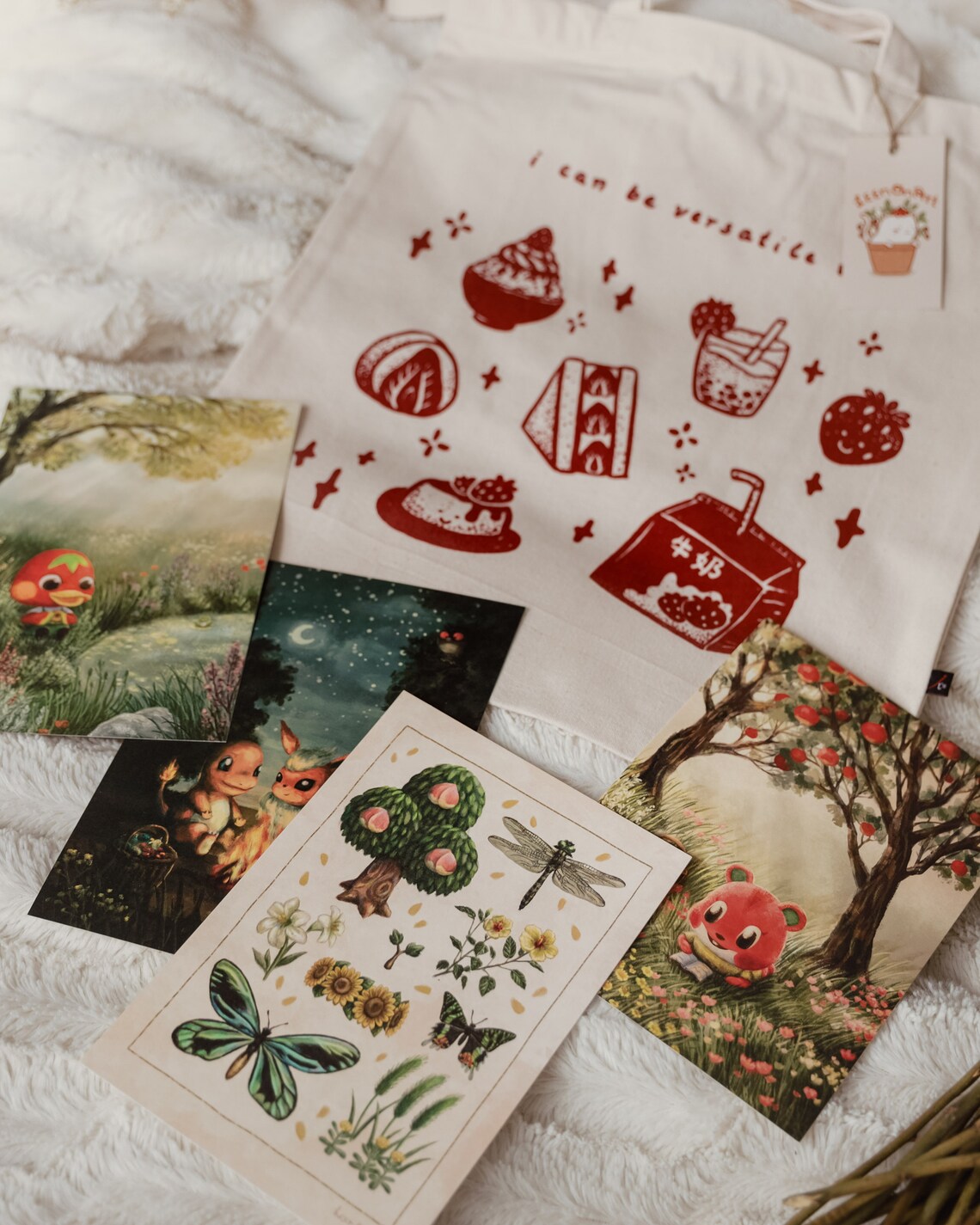 A5 // Animal Villager "apple" Illustration // Art Print, Poster - Etsy