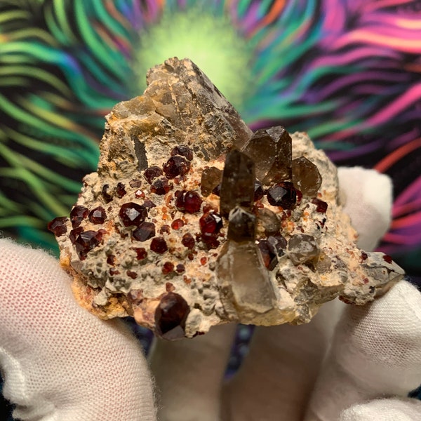 Garnet in Matrix - Etsy