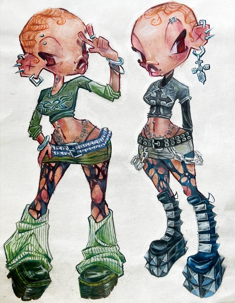 Album Cover Custom Commission / Custom Character Commission / Character ...
