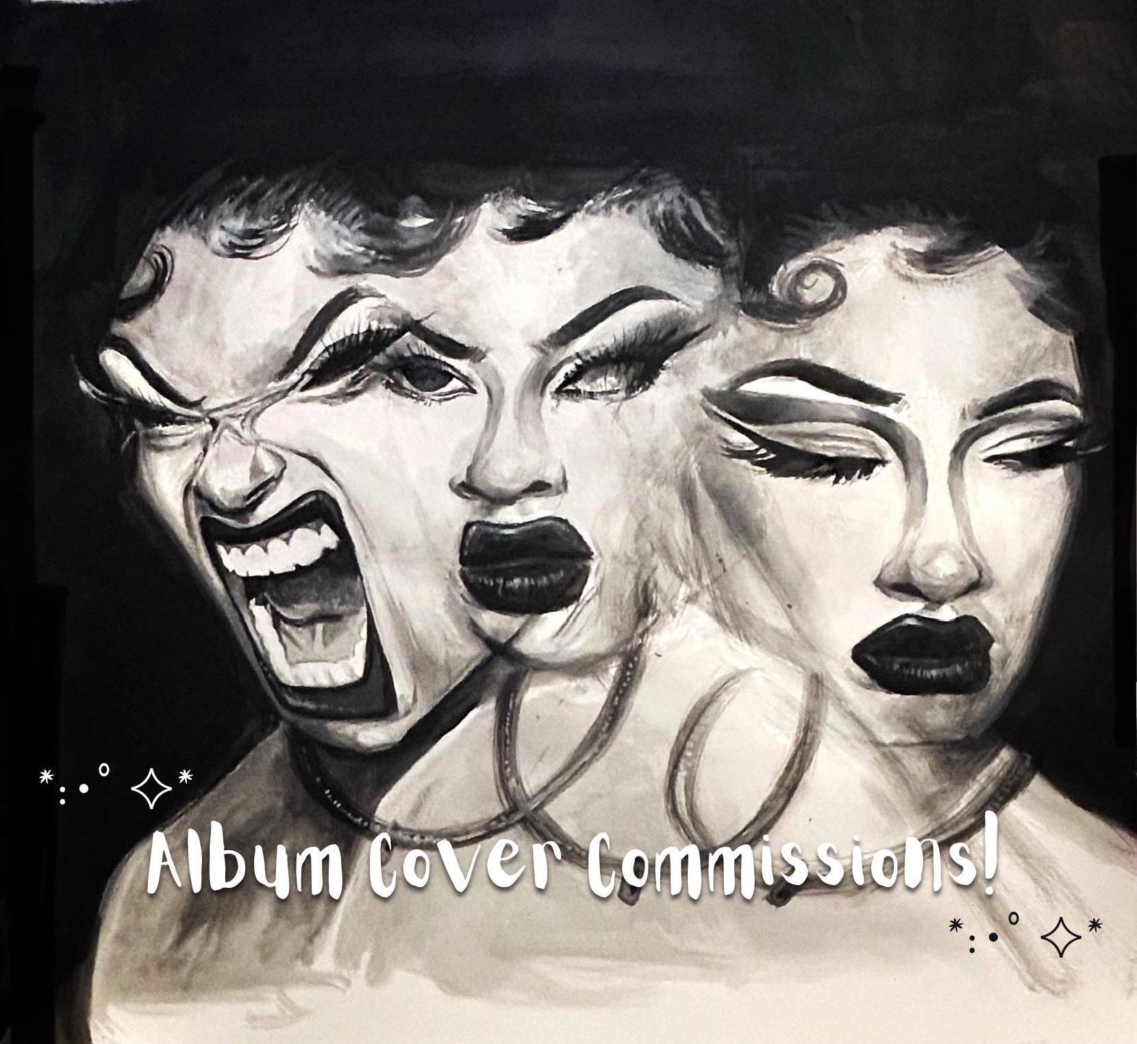 Album Cover Custom Commission / Custom Character Commission / Character ...