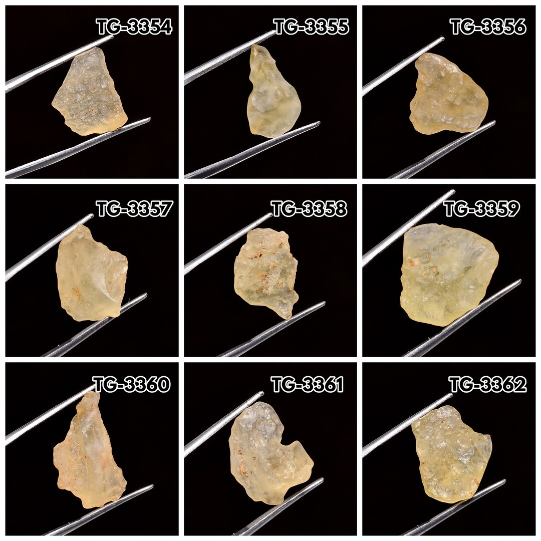 Libyan Desert Glass Raw Unpolished Crystal Gemstone Loose - Etsy