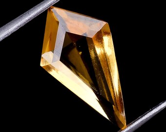 Citrine Shield Cut - Etsy