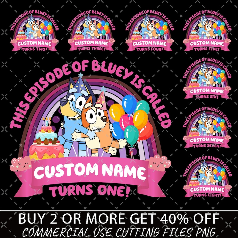 Bluey Decals Sticker - Etsy