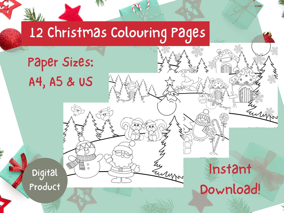 12 Printable Christmas Colouring Pages For Kids UK A4 A5 Etsy Ireland 12-printable-christmas-colouring-pages-for-kids-uk-a4-a5-etsy-ireland
