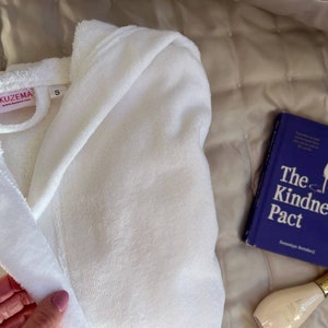 Adult White Custom Angel Wings Bathrobe Robe Embroidered Personalised ...