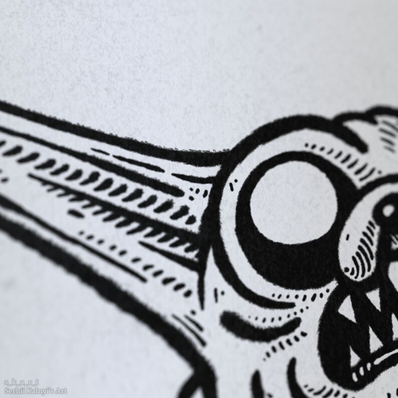 Jake the Really Bad Dog Playing Card Wars Art Print by - Etsy