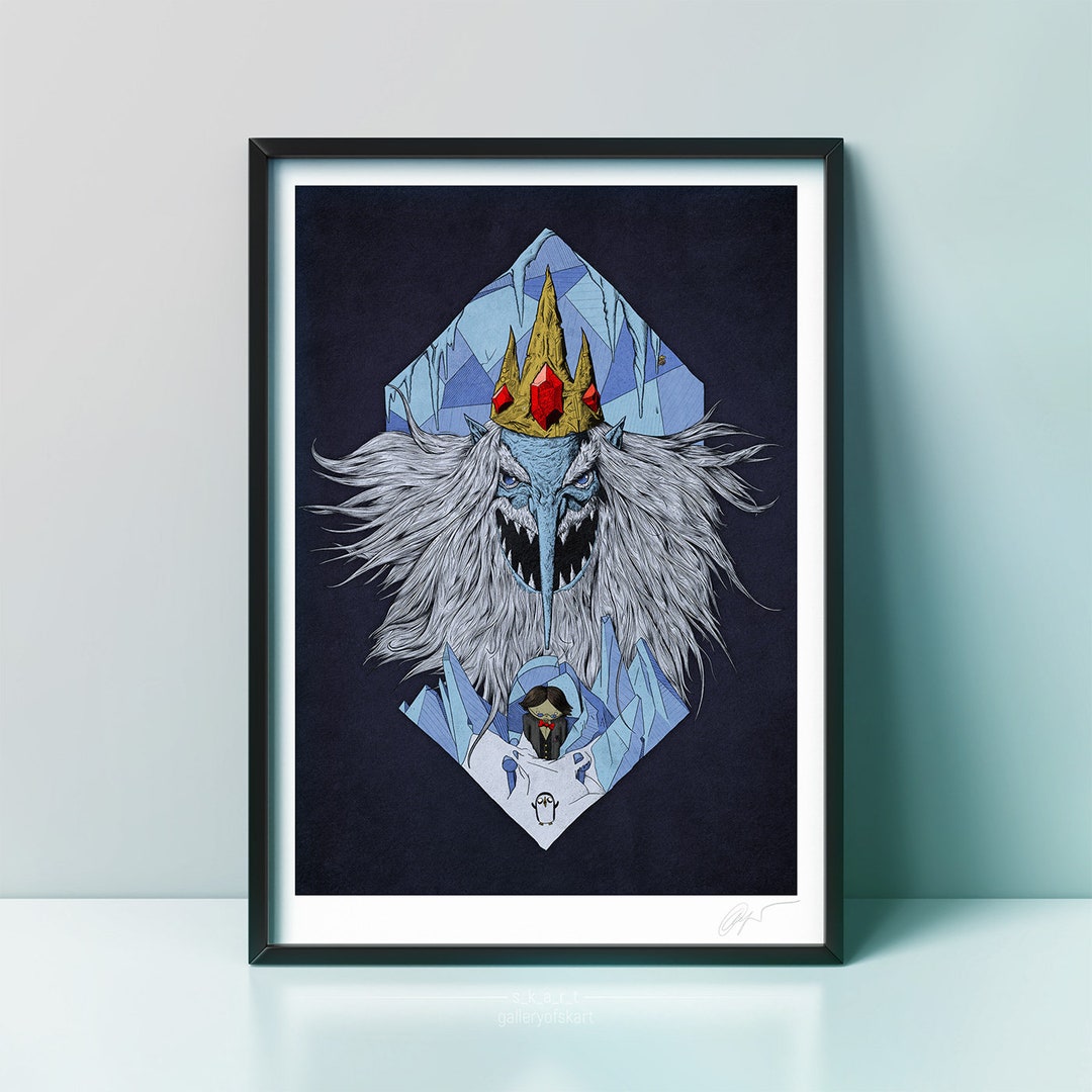 The Ice King Highly Detailed Color Art Print by S_k_a_r_t, Halloween ...