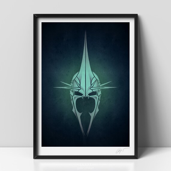Witch-king of Angmar Print by S_k_a_r_t the Lord of the | Etsy