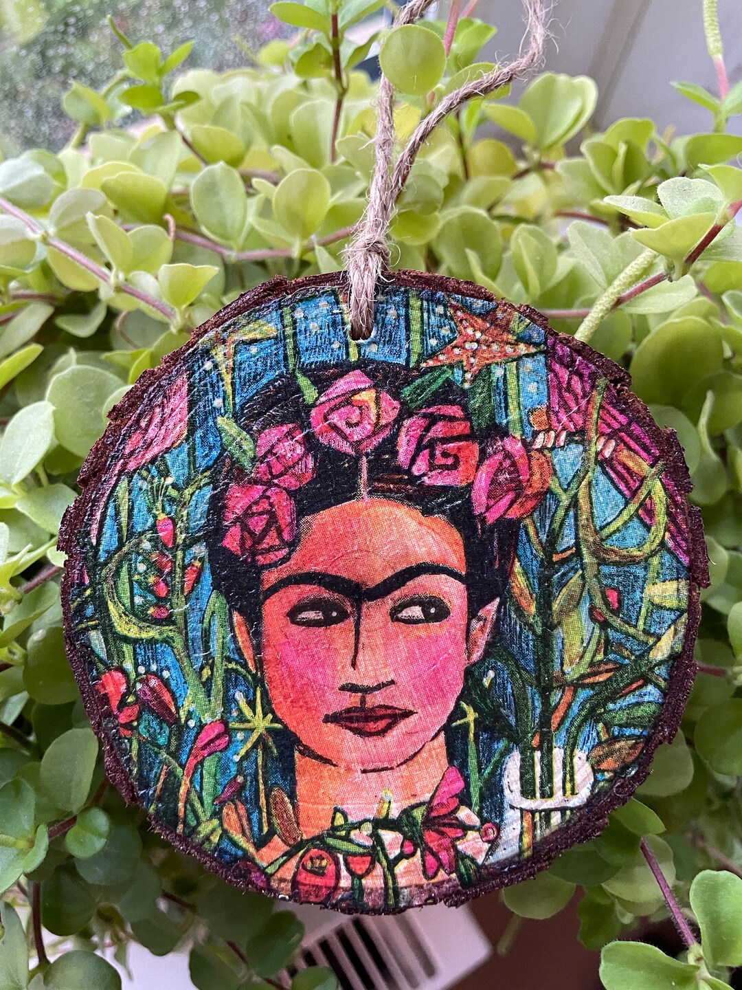 Frida Kahlo Wooden Decoration - Etsy
