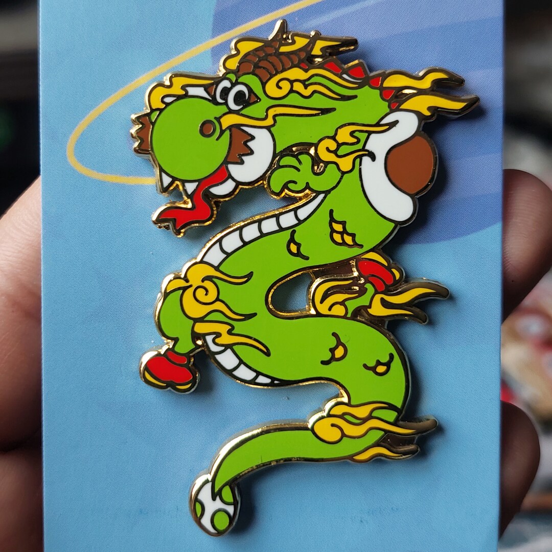 Yoshi Chinese Dragon Enamel Pin - Etsy
