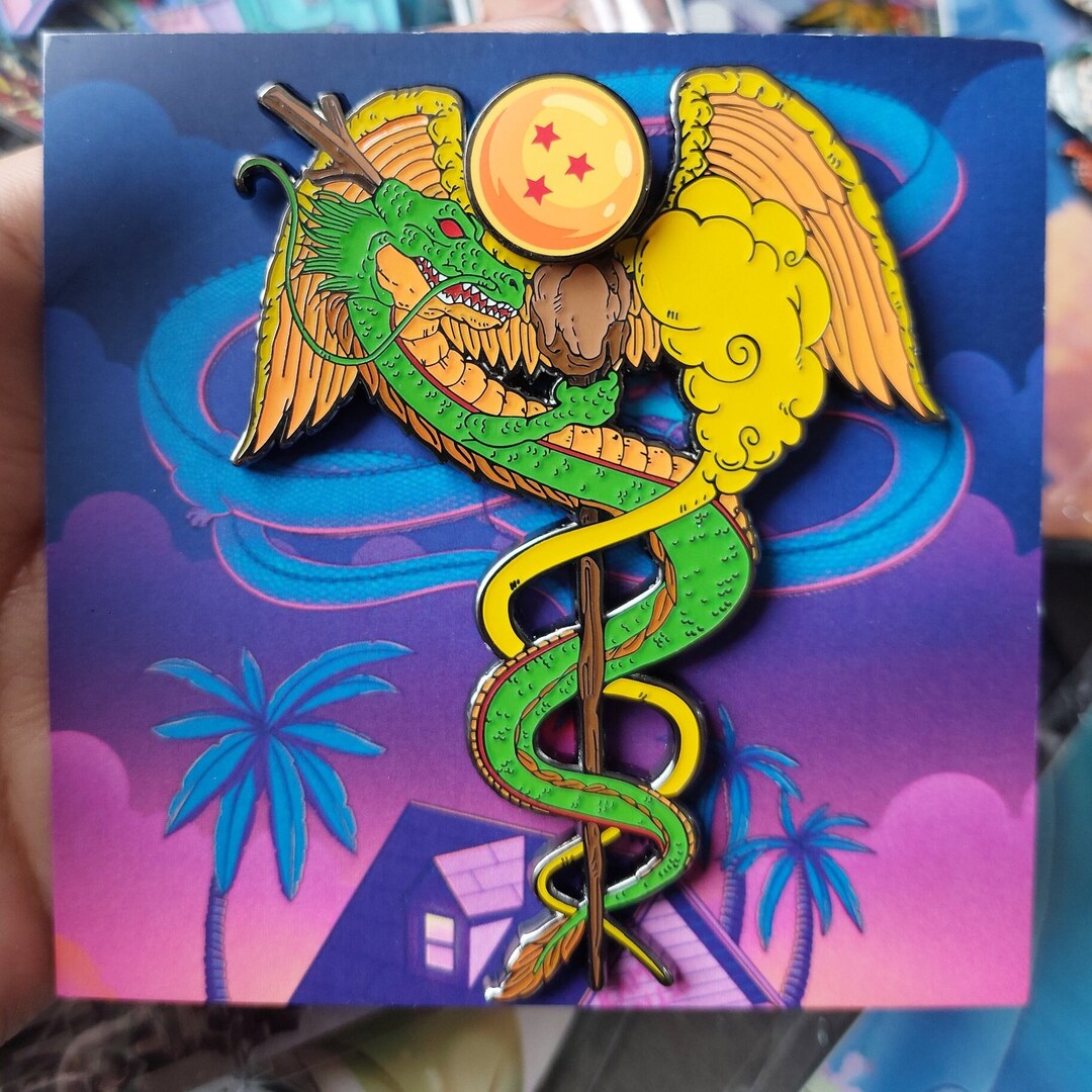 Dragon Magnetic Ball Enamel Pin - Etsy