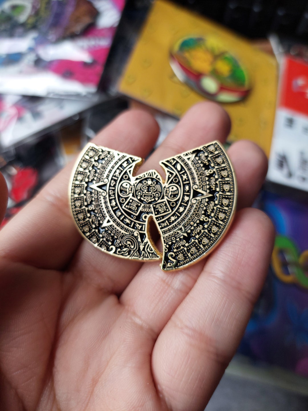 Mayan Calendar Wu-tang Enamel Pin - Etsy
