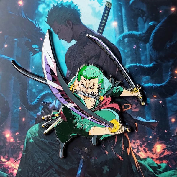 Zoro One Piece Pins - Etsy