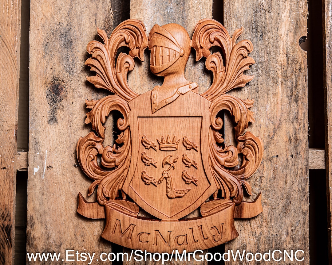 Mcnally Family Crest | Personalized Coat of Arms | Family Heirloom ...