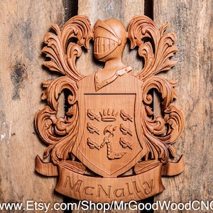 Mcnally Family Crest | Personalized Coat of Arms | Family Heirloom ...