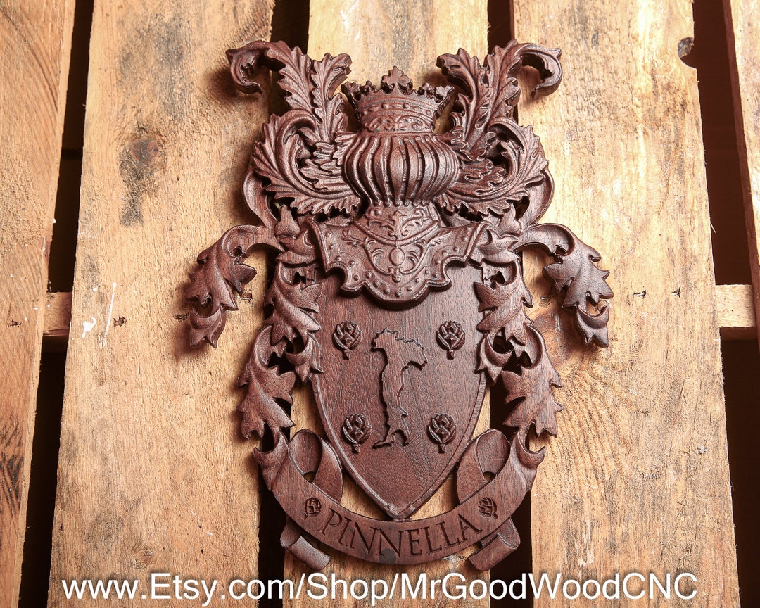 Pinnella Family Crest | Personalized Coat of Arms | Family Heirloom ...