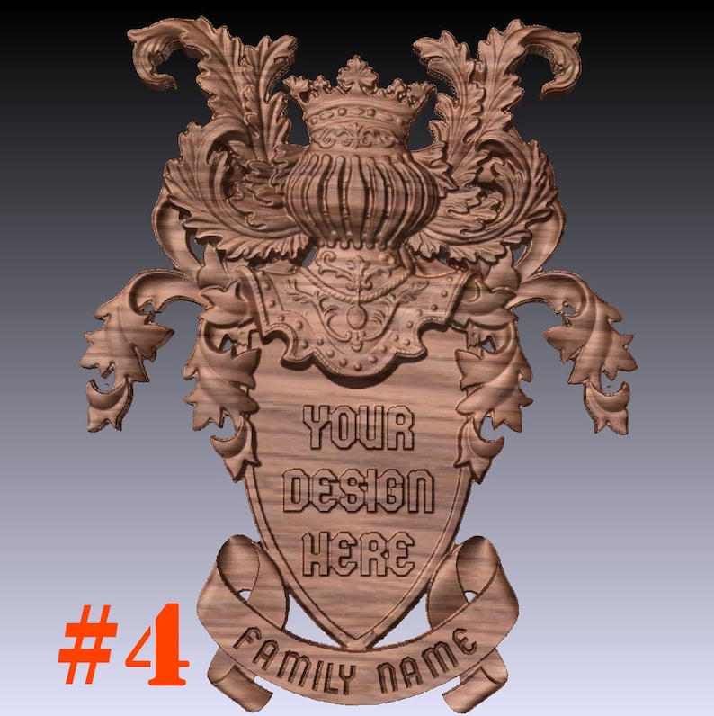 Custom Family Crest Personalized Coat of Arms Fathers Day - Etsy