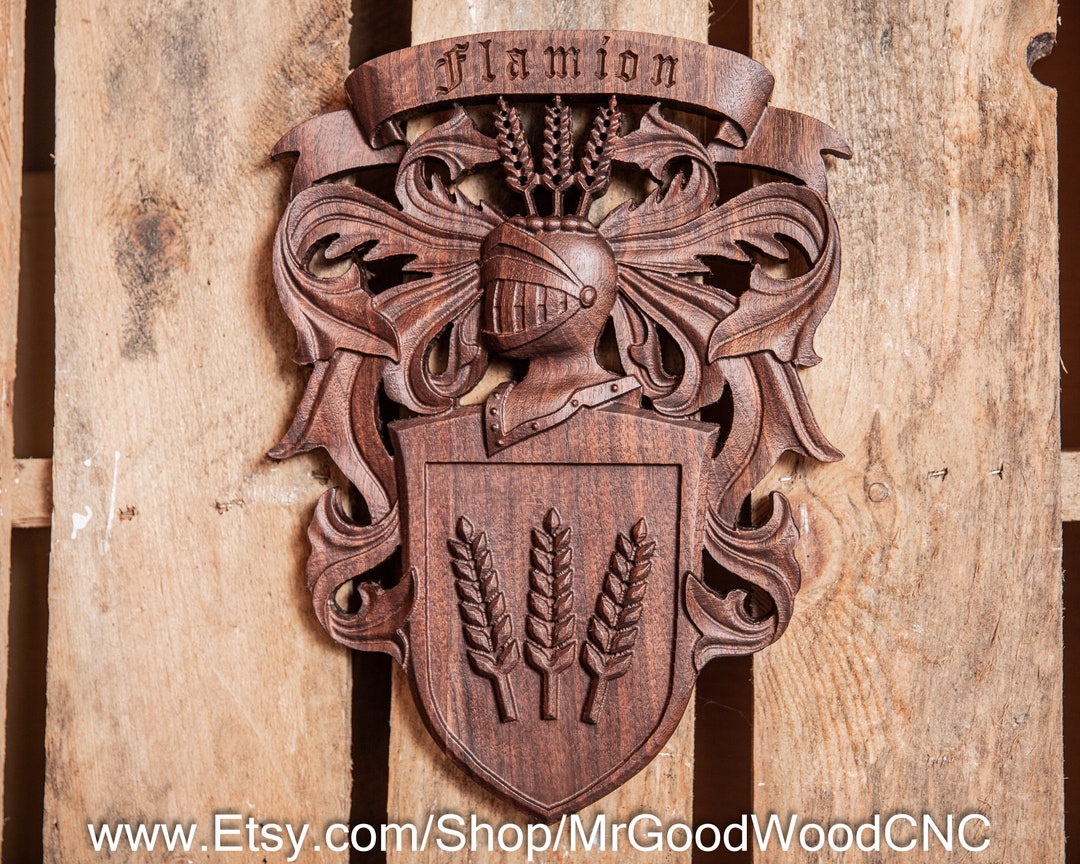 Flamion Family Crest | Coat of Arms | Personalized Wedding Gift ...