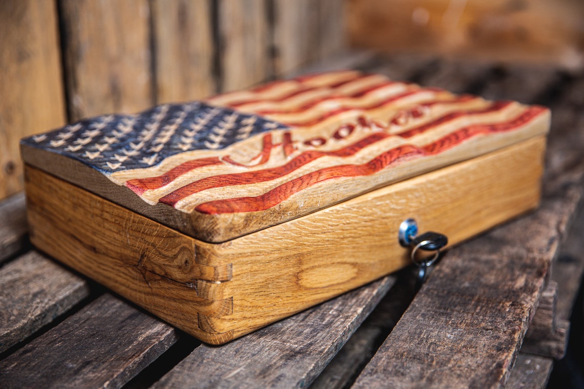 Custom American Flag Gun Safe Pistol Case Custom Handgun - Etsy