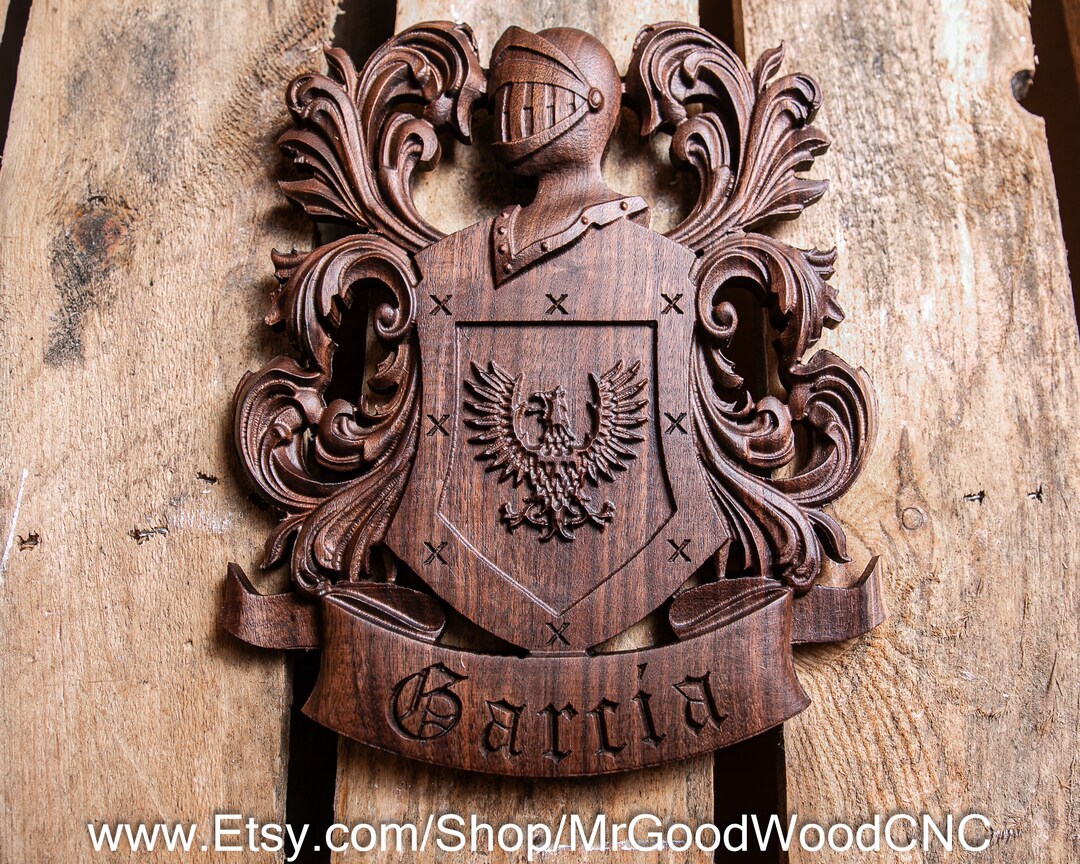 Garcia Family Crest | Personalized Coat of Arms | Family Heirloom ...