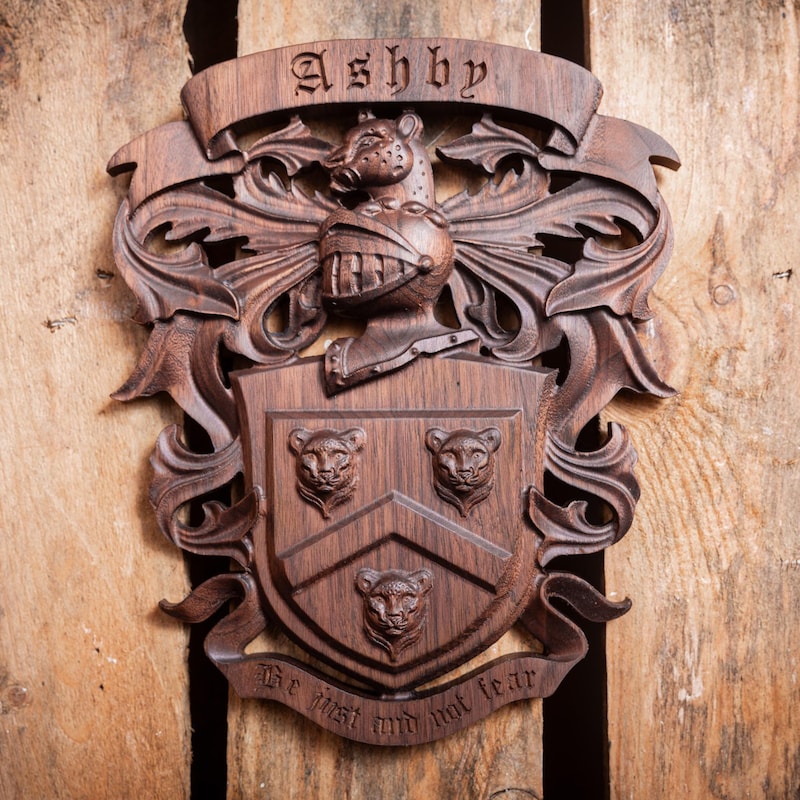 Personalised Crest Plaque - Etsy