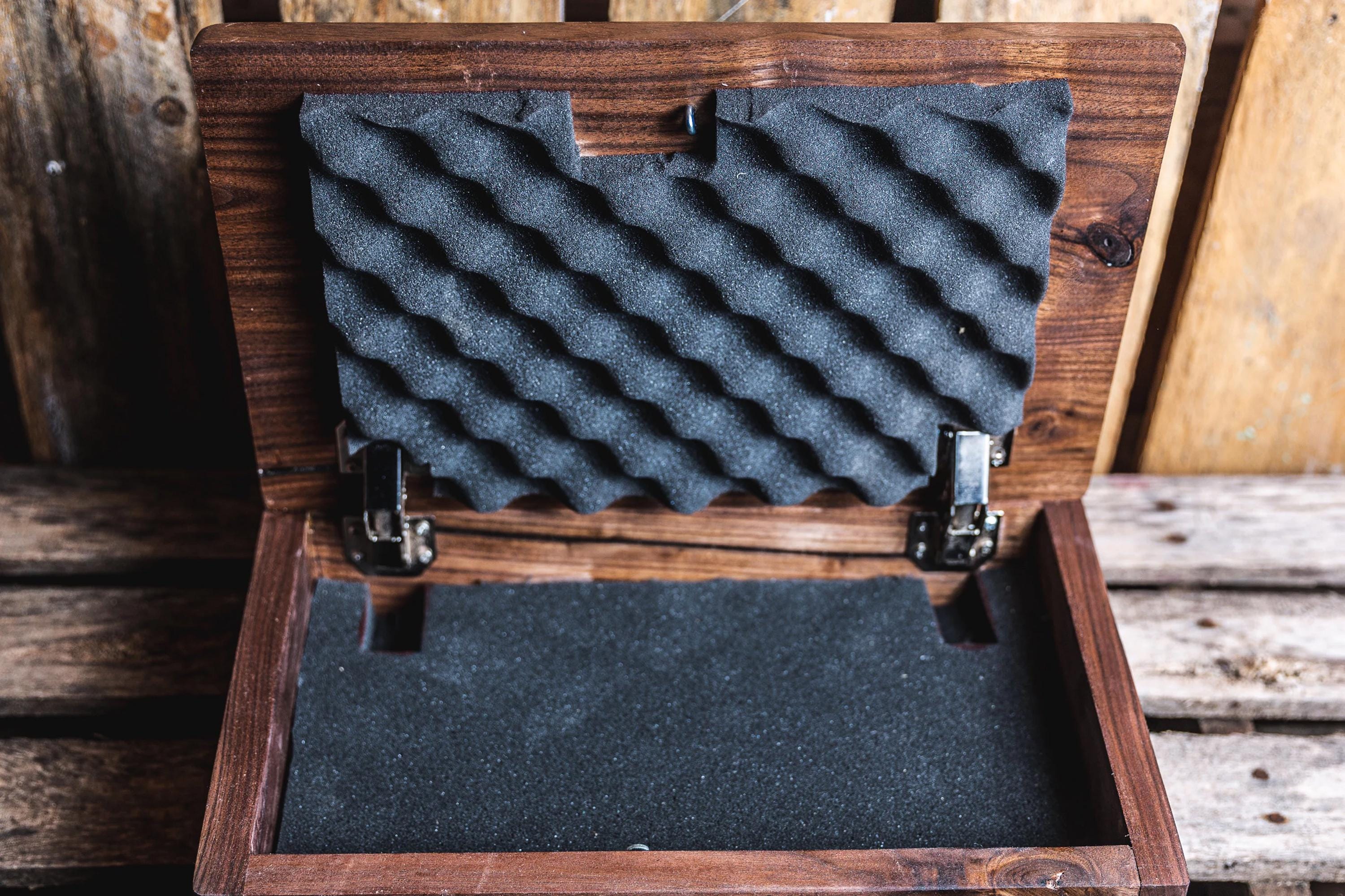 Unique Handmade Walnut Gun Case With 3D Relief Carved Lid - Etsy