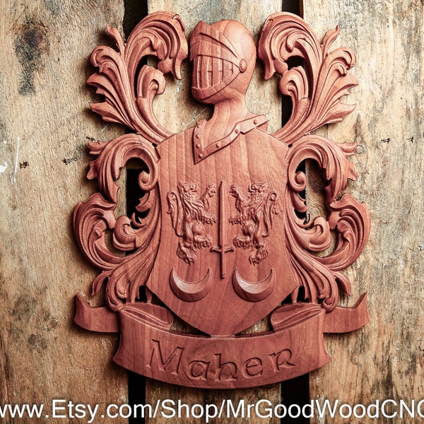Maher Family Crest - Etsy