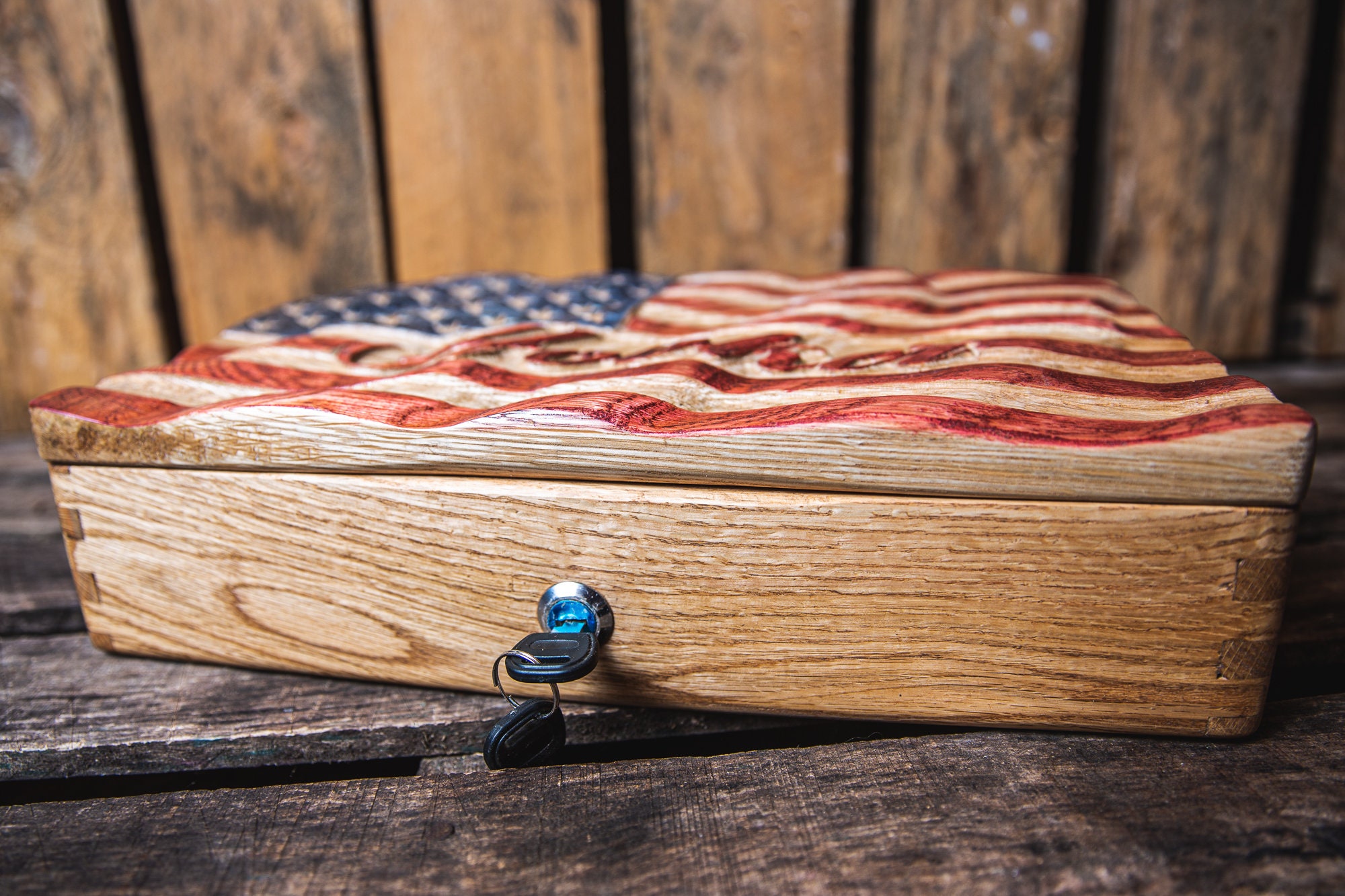 Custom American Flag Gun Safe Pistol Case Custom Handgun - Etsy