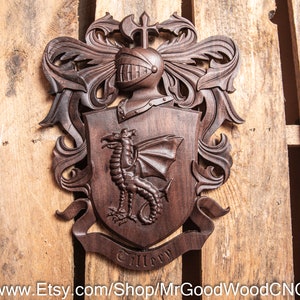 Tillery Family Crest | Coat of Arms | Personalized Wedding Gift ...