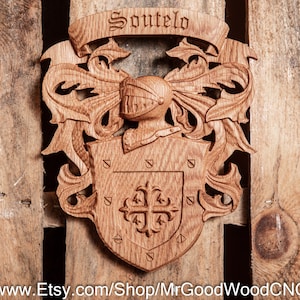 Mccarron Family Crest | Coat of Arms | Personalized Wedding Gift ...