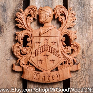 Tarey Family Crest | Personalized Coat of Arms | Family Heirloom | Best ...