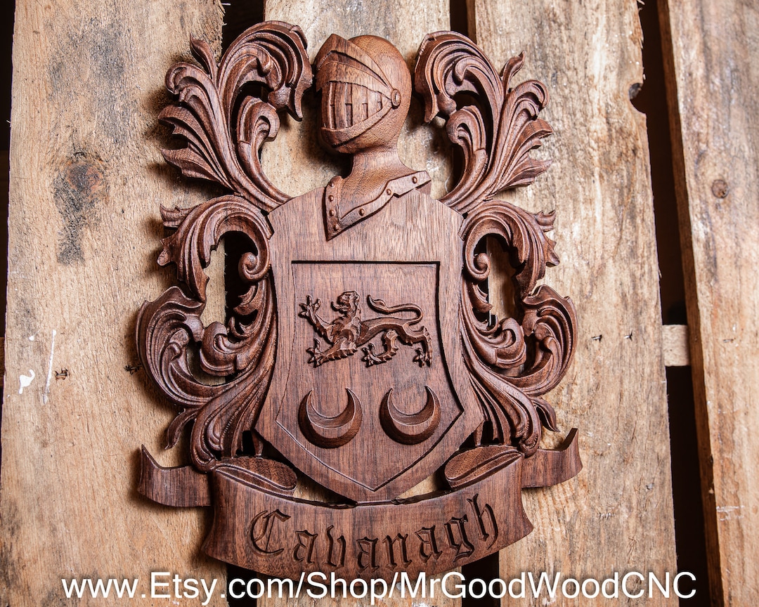 Cavanagh Family Crest | Personalized Coat of Arms | Family Heirloom ...