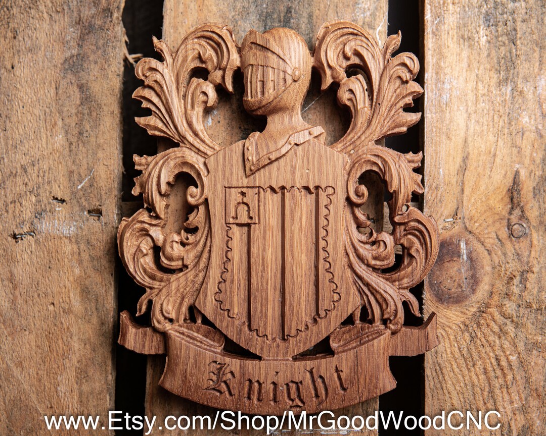 Knight Family Crest | Personalized Coat of Arms | Family Heirloom ...