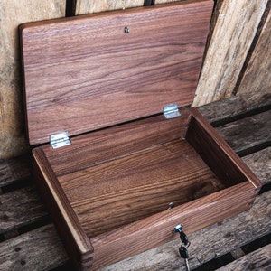 Custom Keepsake Box Storage Box Locking Chest Gifts for Him ...