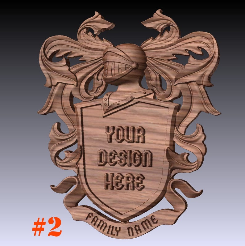 Custom Family Crest Personalized Coat of Arms Fathers Day - Etsy