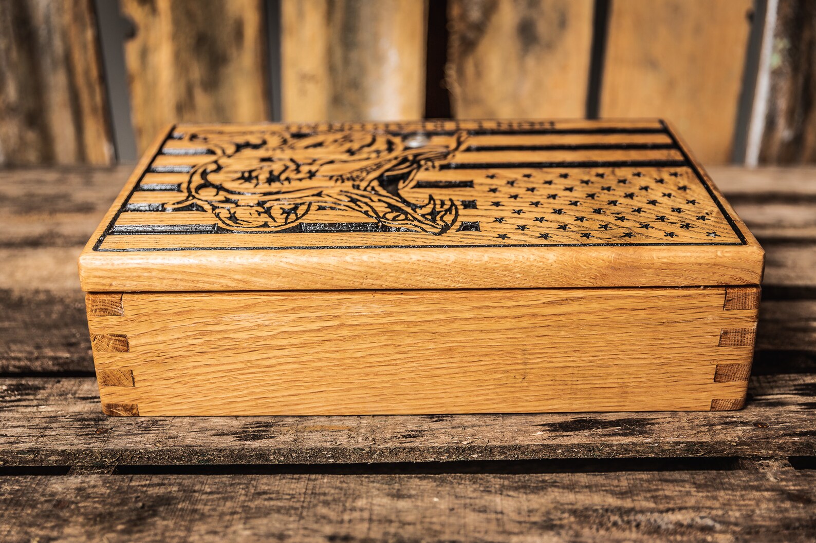 Oak Gadsden Flag Gun Concealment Case Locking Pistol Case - Etsy