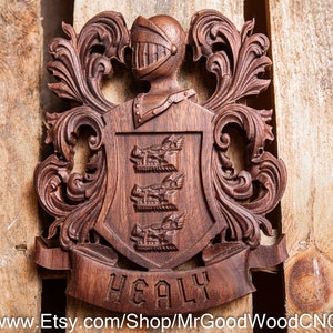 Healy Family Crest | Personalized Coat of Arms | Family Heirloom | Best ...
