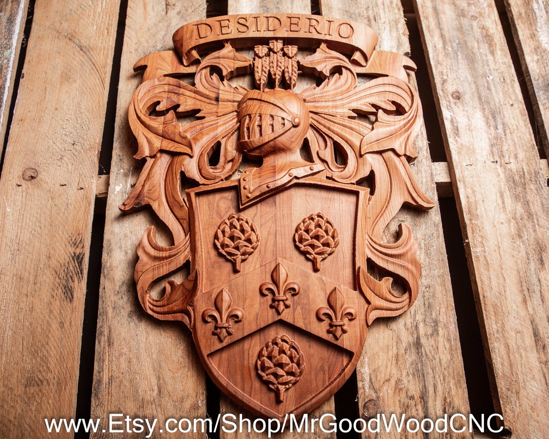 Desiderio Family Crest | Coat of Arms | Personalized Wedding Gift ...
