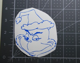 Grinch Face Patch | Etsy